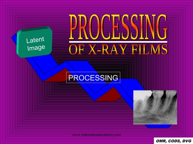 X ray film | PPTX