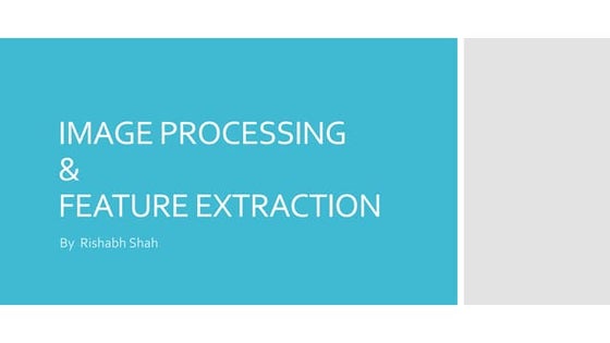 Region Splitting and Merging Technique For Image segmentation. | PPT