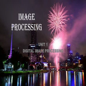 digital image processing in image processing | PPTX