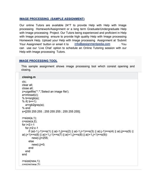 Image Processing Project Using Matlab | Pdf