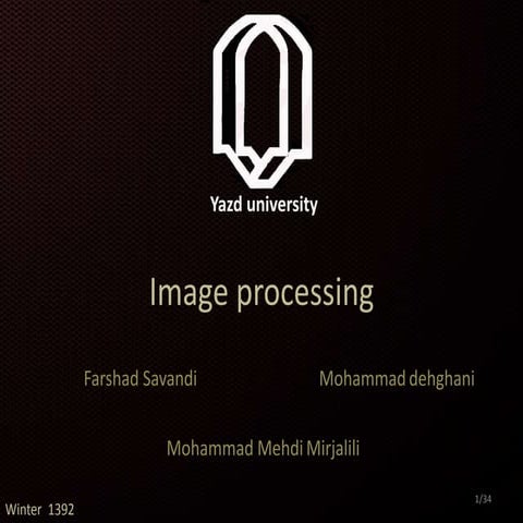 Image processing | PPT