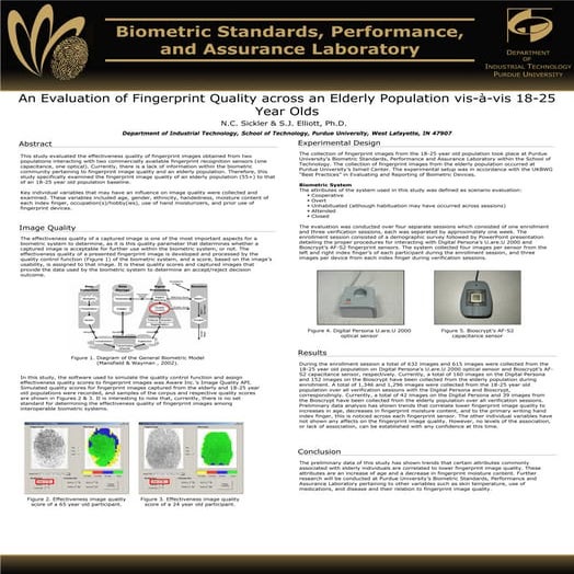 (2003) An Evaluation of Fingerprint Quality across an Elderly Population vis-a-vis 18-25 Year ...