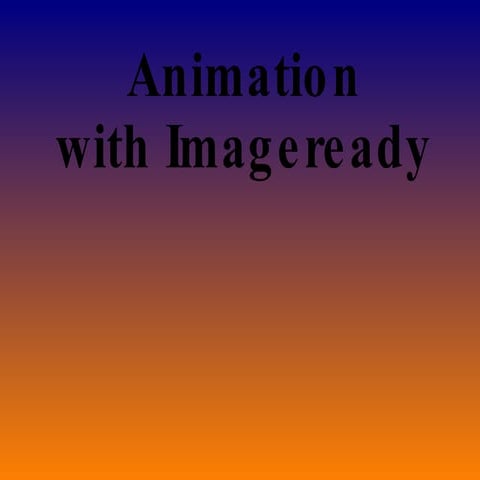 Imageready ppt | PPT