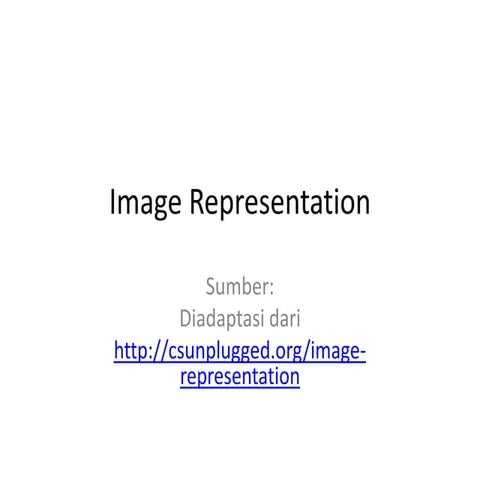 Image representation | PPTX