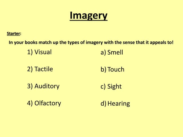 Imagery | PPT