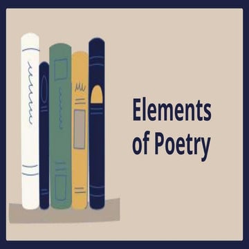 Elements Of Poetry PowerPoint With Sources | PDF