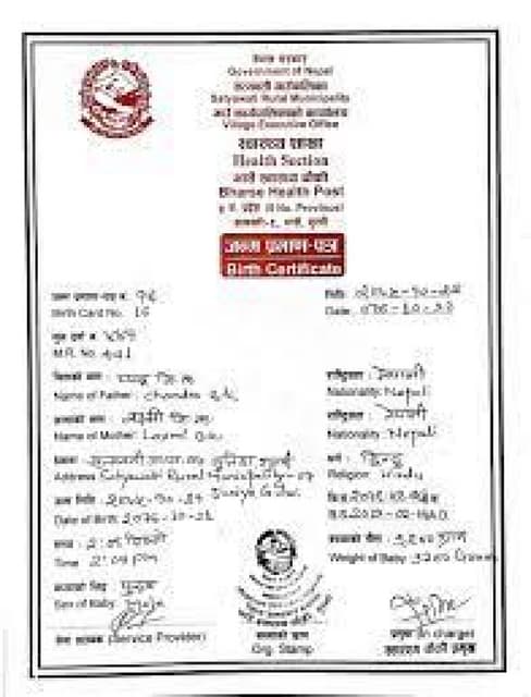 Birth Certificate from Nepal with Nepali.pdf