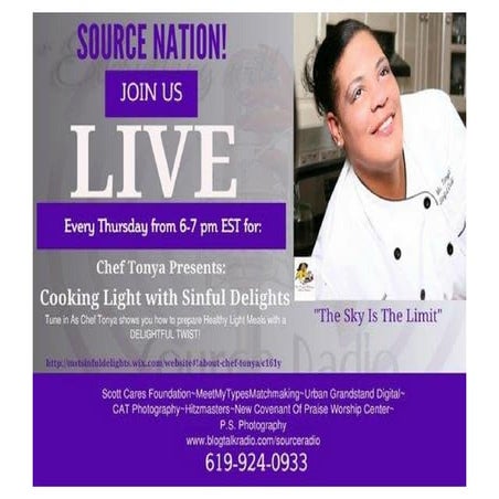 Source Radio Network-Chef Tonya Presents-Cooking Light with Sinful ...