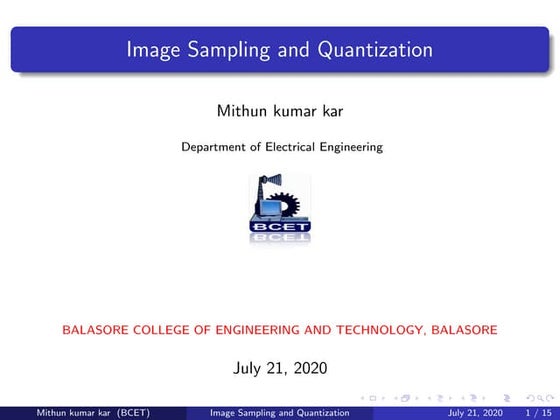 Lecture 11 (Digital Image Processing) | PPT