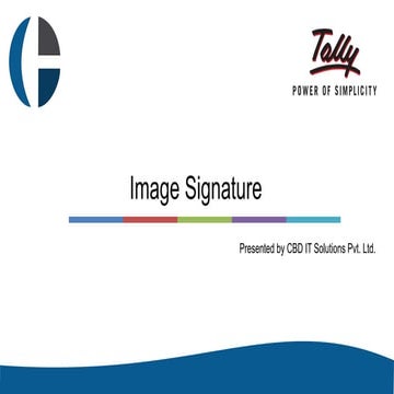 Image Signature & Seal From Tally.Erp9