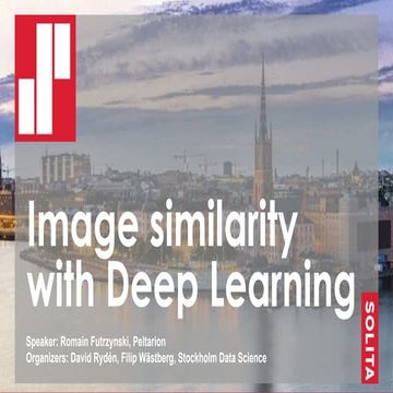 Image similarity with deep learning | PPT