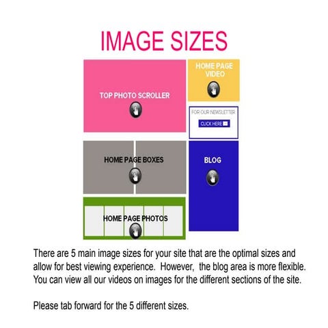 Image Sizes for Dance Studios Web Design Websites | PPT