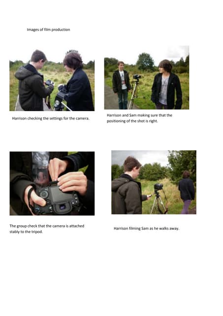 Preliminary evaluation | PPTX | Video Production | Content Production