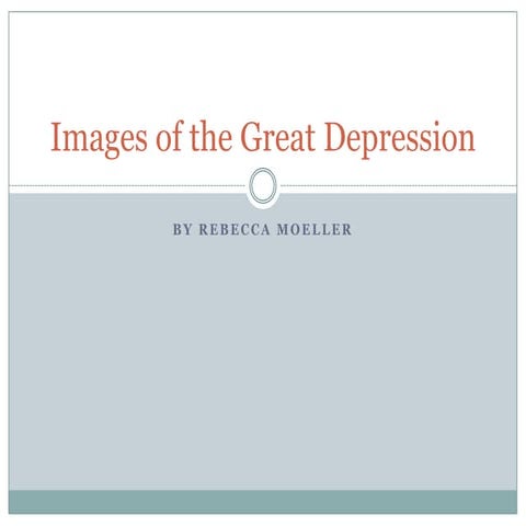 Images Of The Great Depression | PPTX