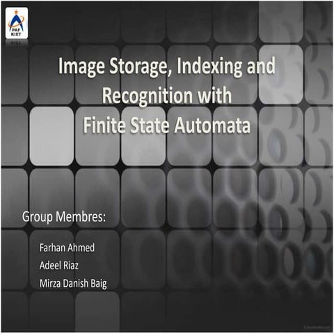 Image Storage, Indexing and Recognition | PPTX | Computing | Technology ...