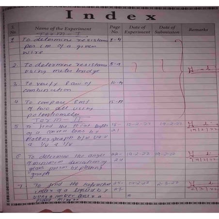 Class 12 physics term 1 and term 2 practical copy CBSE | PDF
