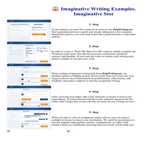 Imaginative Writing Examples. Imaginative Stor | PDF