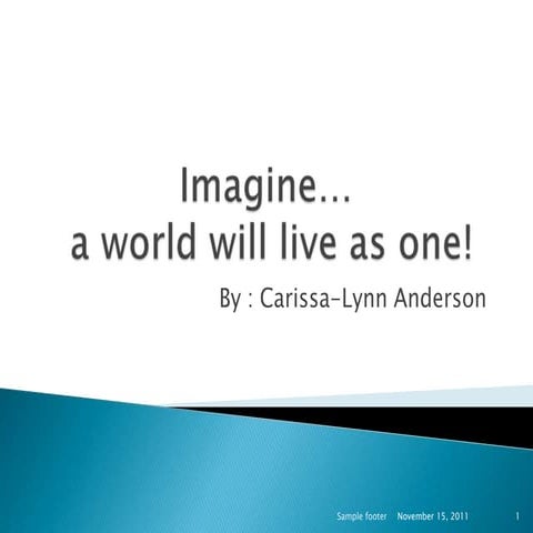 Imagine! | PPTX | Education