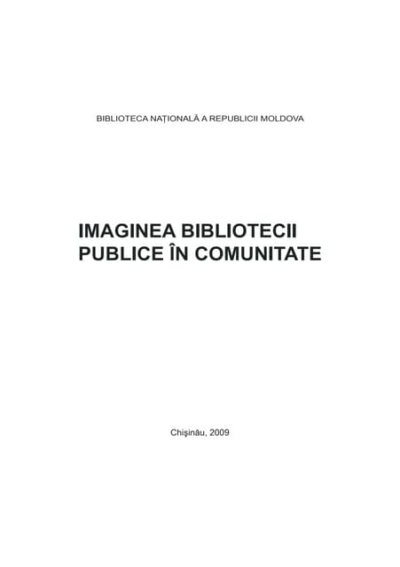 Biblioteca factor cheie în educația culturii informaționale | PPT