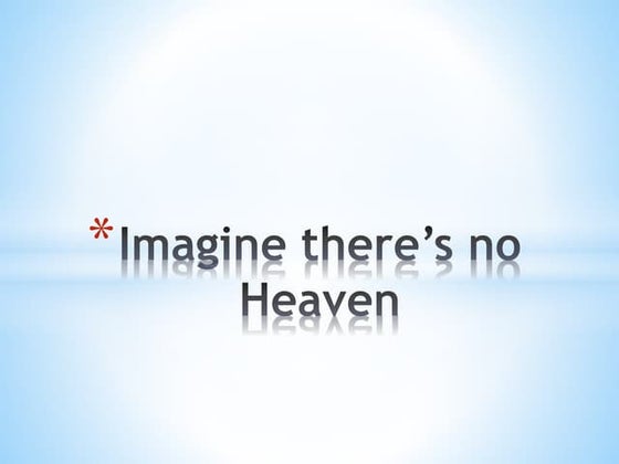 Lesson Plan on Imagine by John Lennon | PPTX | Education