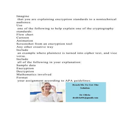 Imagine that you are explaining encryption standards to a nontechn.docx