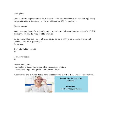 Imagineyour team represents the executive committee at an imagin.docx