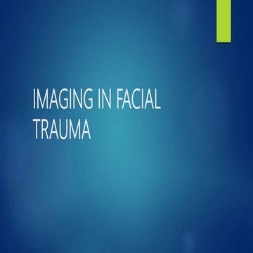 Maxillofacial trauma | PPT
