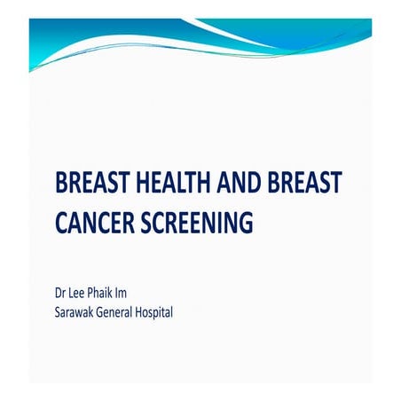 Breast Health & Breast Cancer Screening | PDF