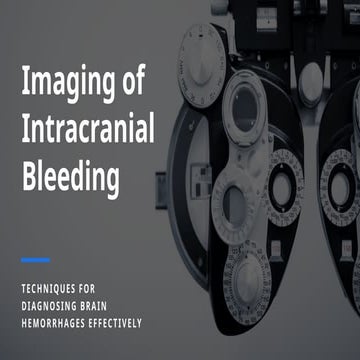 Imaging of Non Traumatic Intracranial Bleeding.pptx