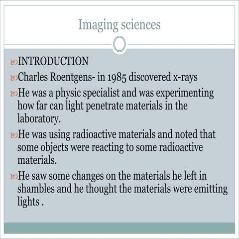 Imaging sciences-1.pdf | Medical Tests | Medical Health