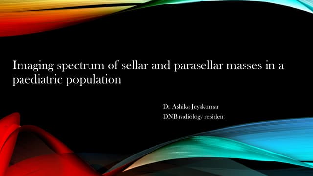 sellar and suprasellar mass pituitary gland .pptx
