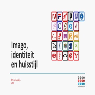 Imago, identiteit en huisstijl | PPTX