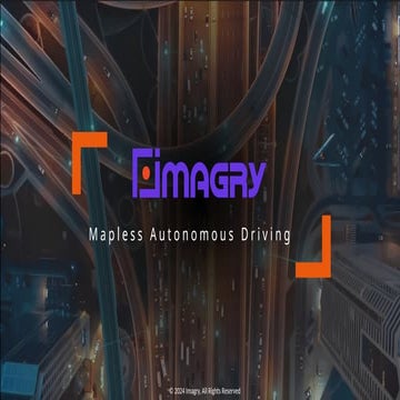 Imagry Autonomous Driving Solutions Deck | PPT