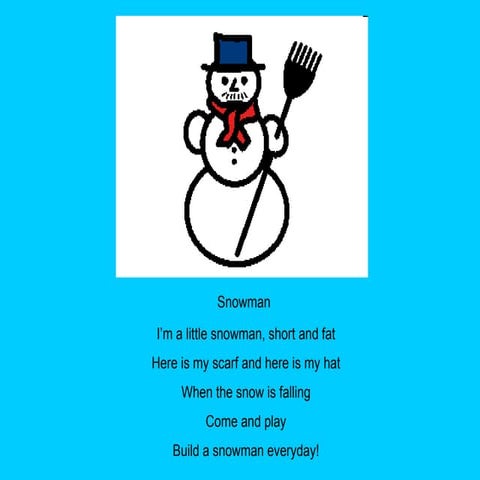 I'm A Little Snowman | PPT