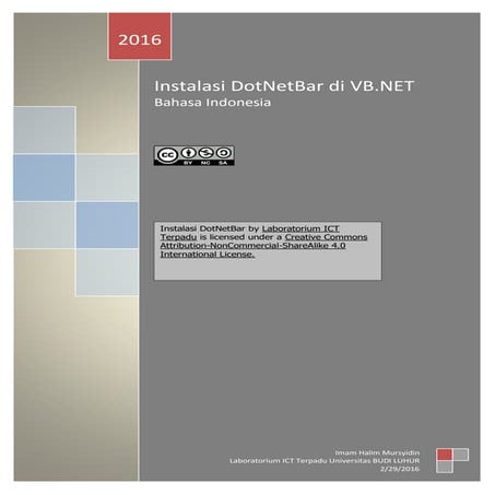 Instalasi DotNetBar di VB.NET