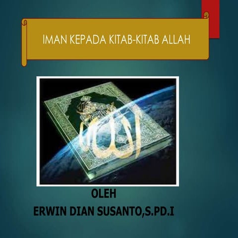 Iman kepada kitab Allah Swt. artinya meyakini sepenuh hati bahwa Allah ...