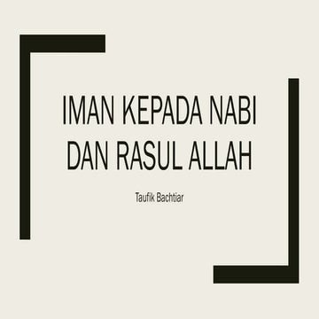 materi Iman kepada Nabi dan Rasul Allah.pptx