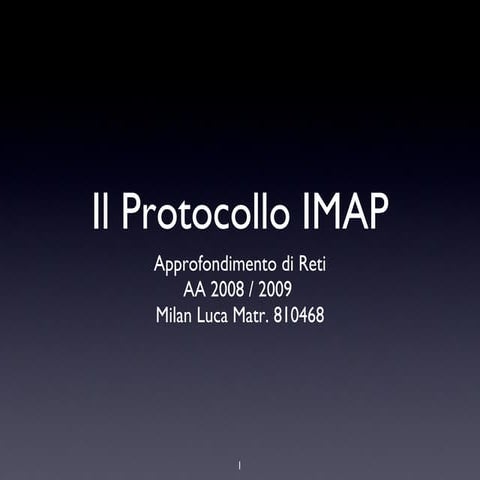 Imap | PPT
