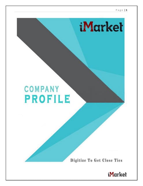 Imarket Pakistan presentations