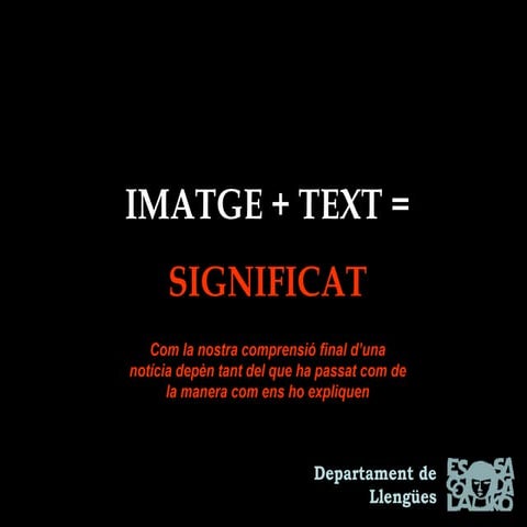 Significat = text + imatge | PPTX