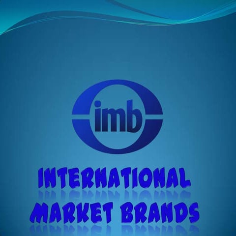 Imb sales presentation general | PPT