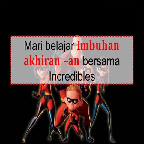 Imbuhan Akhiran -an | PPT