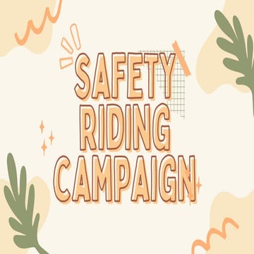 IMC design - Safety Riding Campaign - Mask Up | PDF