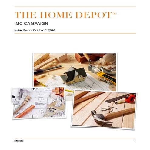 Marketing Plan Example - Home Depot | PDF | Retail Industry | Industries