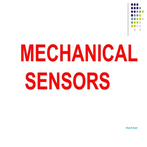Im ch 3( pt-2) mech sensor | PPT | Physics | Science