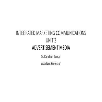 IMC UNIT 2 advertisement media prof dr kanchan.pptx