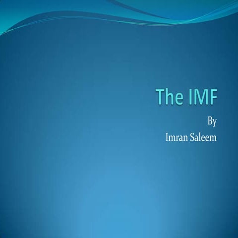 Imf | PPT