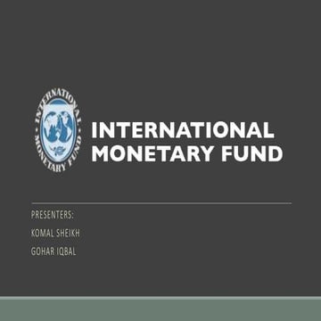 International Monetary Fund | PPT