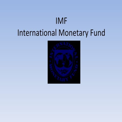 Imf 1 | PPT