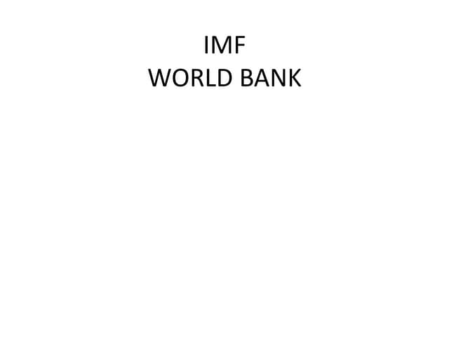 World bank | PDF